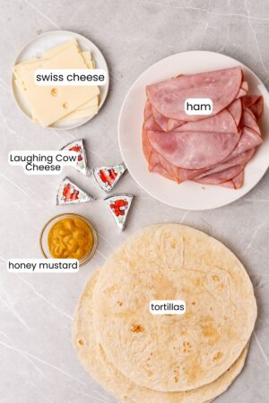 Easy Ham and Cheese Wraps (Two Ways) - One Wholesome Life
