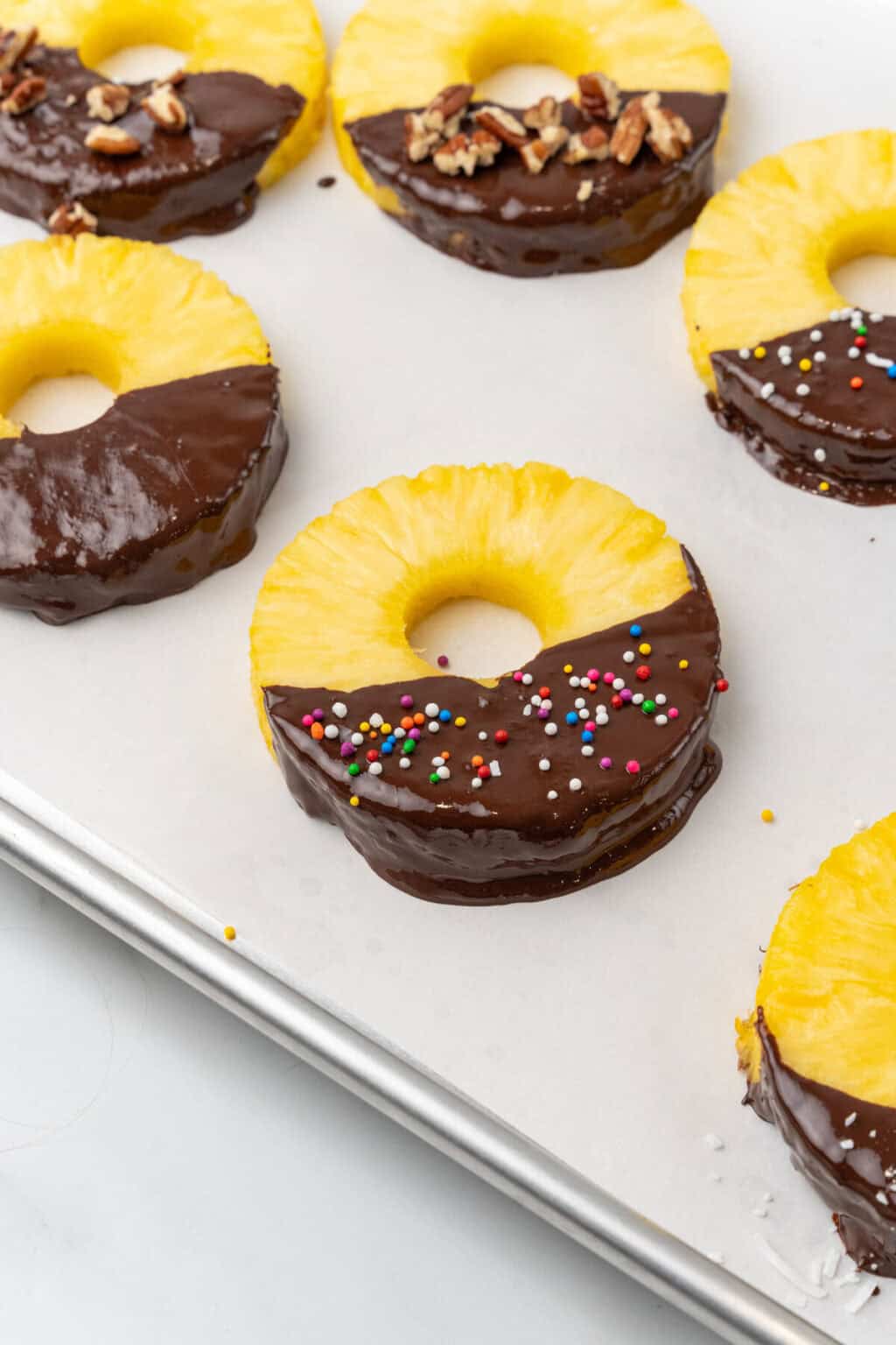 Chocolate Covered Pineapple - One Wholesome Life