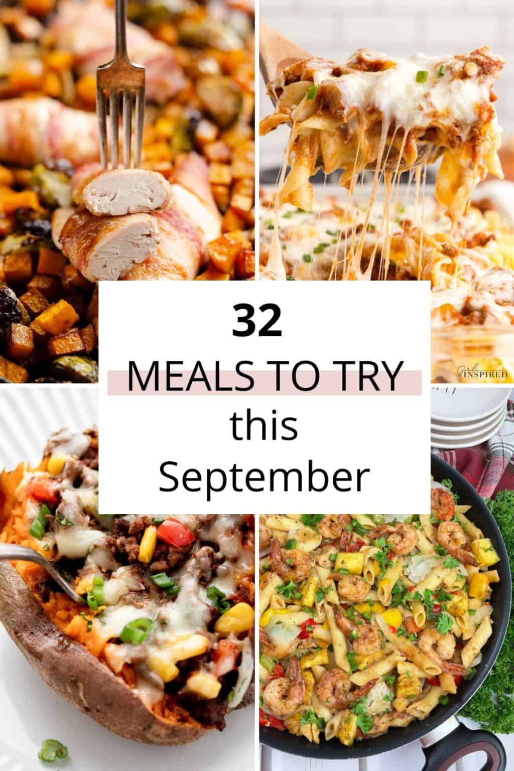 32 Dinner Ideas for September - One Wholesome Life