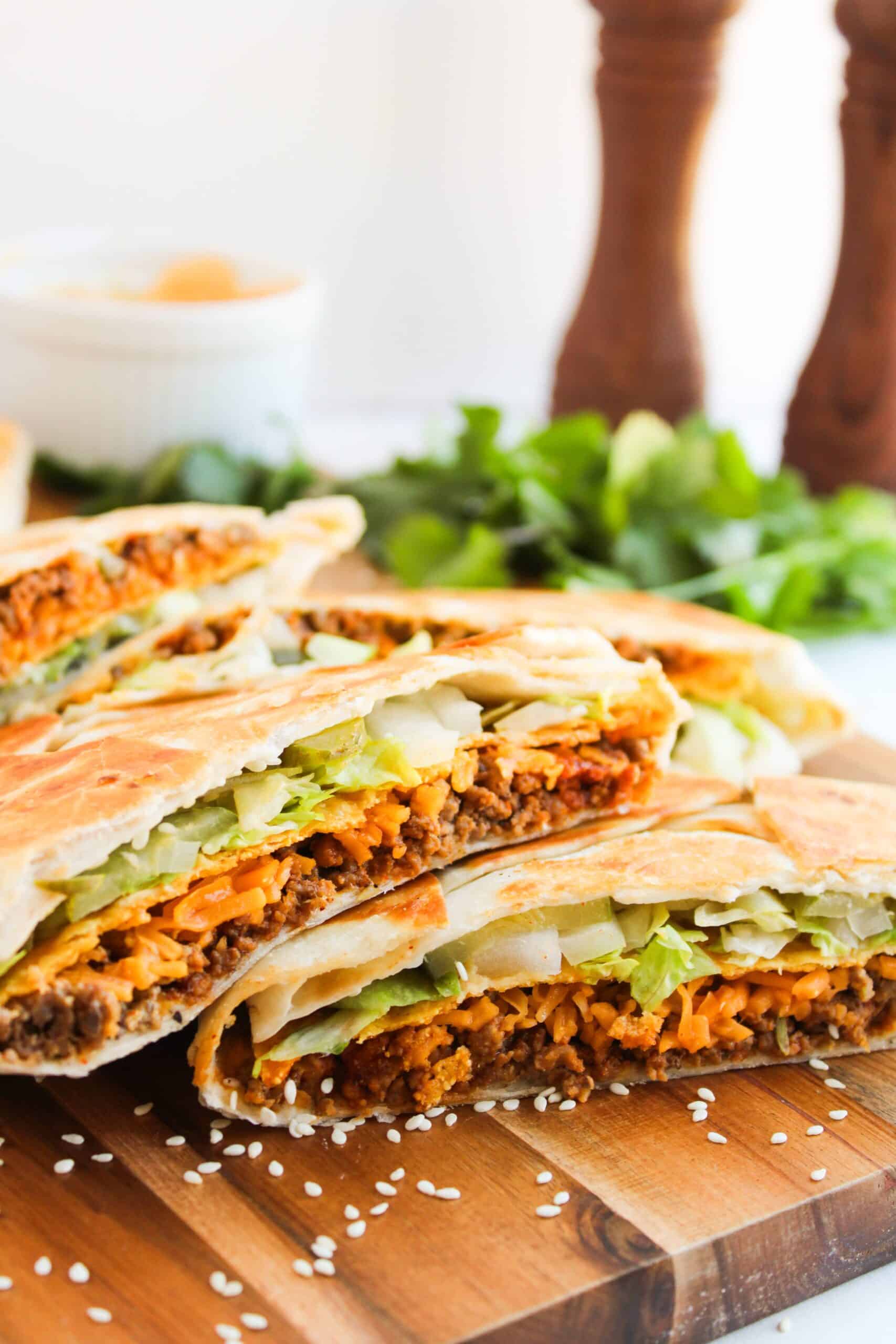 Big Mac Crunchwrap - One Wholesome Life