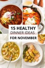 15 Healthy Dinner Ideas for November - One Wholesome Life