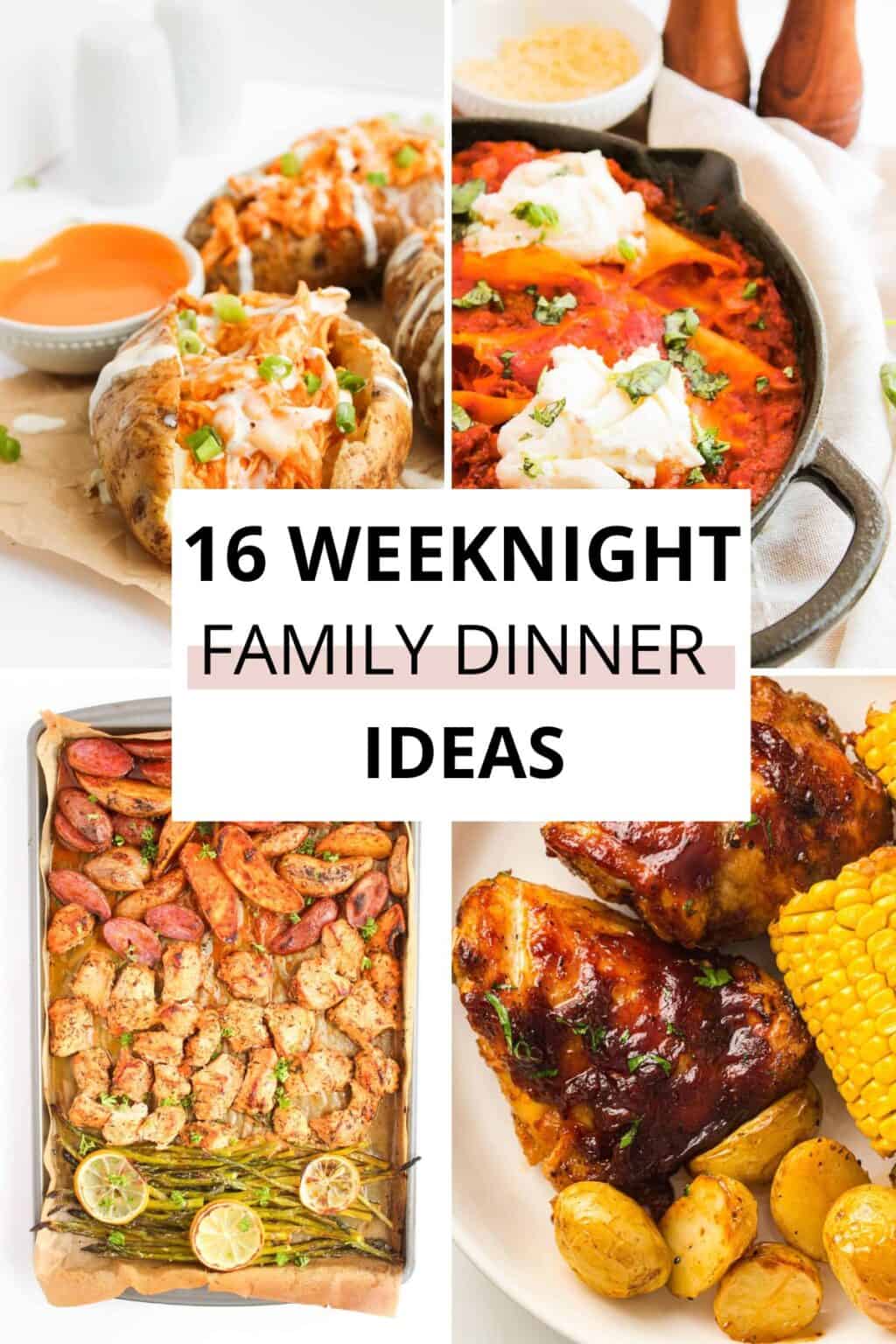 Family-Friendly Weeknight Dinners - One Wholesome Life